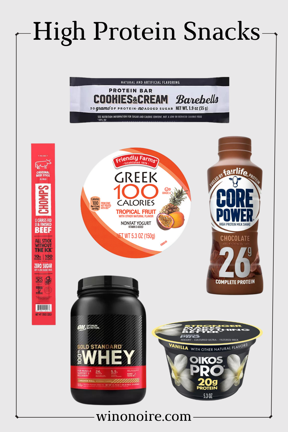 High Protein Snacks On The Go - WINONOIRE
